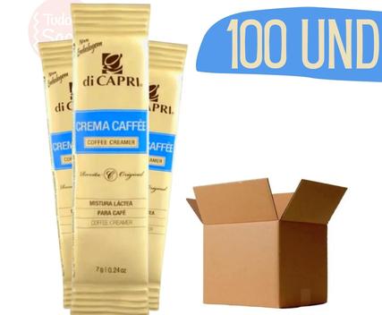 Leite Em Pó Em Sache Stick Crema Caffe Di Capri 100 Sachês - Café com ...