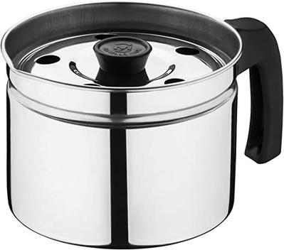 Leiteira Fervedor Indução Inox 1,5l Inderramável Com Tampa - CookHome ...