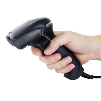Leitor Código De Barra C/fio Usb Sensor A Laser Scanner Ágil KP1026 ...