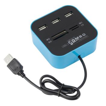 Leitor de cartão USB HUB, divisor USB 2.0 de 3 portas para PC e laptop - Wokex - Hub - Magazine ...