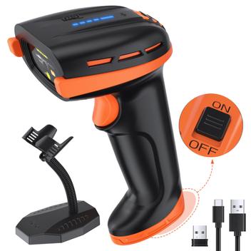 Leitor de código de barras Tera Pro D6100 1D 2D QR Bluetooth USB com ...