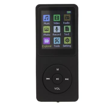 Leitor de música Luqeeg MP4 1,8" LCD 32GB Cartão de Memória Preto - MP3 ...