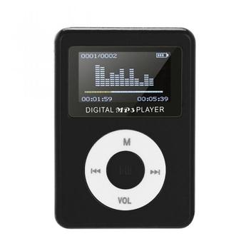 Leitor de música MP3 Wokex Mini USB Clip, tela LCD de 32 GB, preta ...