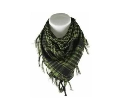 Lenço Tático Militar Árabe Shemag Keffiyeh Cachecol Verde Militar ...