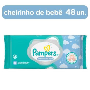 Lenços Umedecidos Pampers Regular, 48 Unidades - PROCTER BABY - Lenço ...