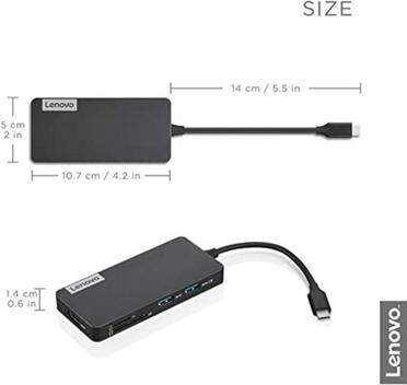Lenovo USB-C 7-in-1 Hub GX90T77924 - Acessórios para Videogame ...