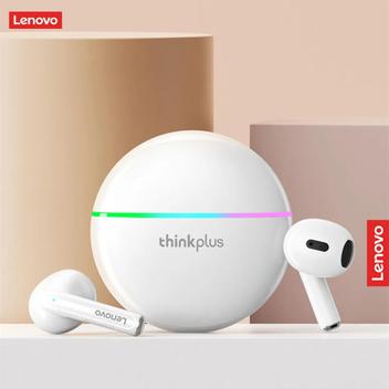 Lenovo XT97 Fone De Ouvido Bluetooth 5.2 Sem Fio Com Luz LED TWS Esportivo Música Dual Microfone ...