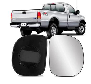 Lente + Base ESQUERDO Retrovisor F250 99/11 Original Metagal - LADO ...