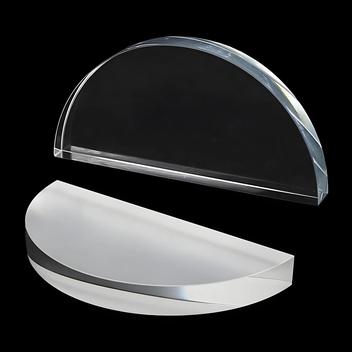 Lente De Vidro Semicircular, Prisma Semicilíndrico, Equipamento De ...