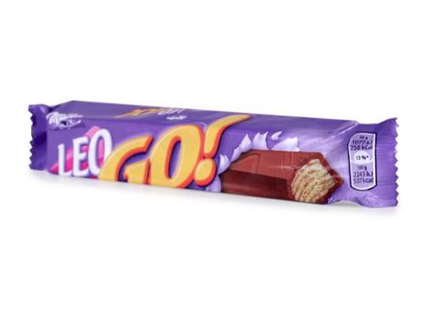 Leo go milka - wafer com chocolate & creme de cacau - frança - Mondelez ...