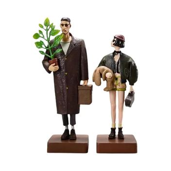 Leon Mathilda Figuras De Ação Conjunto Na Moda Assassino Boneca Filme O ...