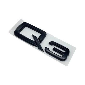 Letras E Números Cromados 3D Pretos Para Emblema Adesivo De Porta-malas ...