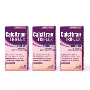 Leve 3 Pague 2 Calcitran Triflex 30 Comprimidos - FQM - Acessórios para ...