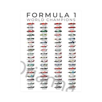 Lewis Hamilton Ayrton Senna F1 Campeão Mundial Infográfico Canvas Art ...