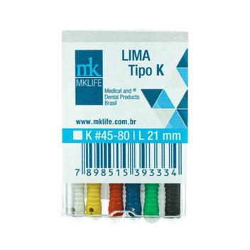 Lima Tipo K 21mm Caixa com 6 Unidades - MK Life - Lima - Magazine Luiza