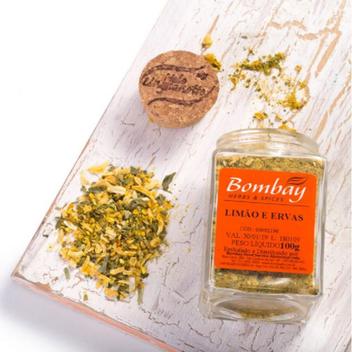 Limão e Ervas BOMBAY 75g - Tempero - Magazine Luiza