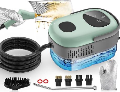 Limpador a vapor VorteXpeak 2500W, tanque de alta pressão de 1200 mL ...