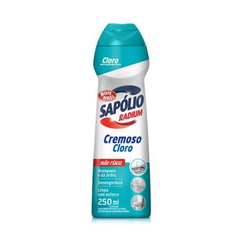 Limpador Cremoso Multiuso Cloro Sapolio Radium Bombril 250Ml - Sapólio ...