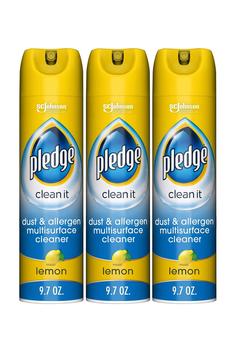 Limpador de superfícies Pledge Everyday Clean Lemon 300 ml (pacote com 3) - Limpador Multiuso ...