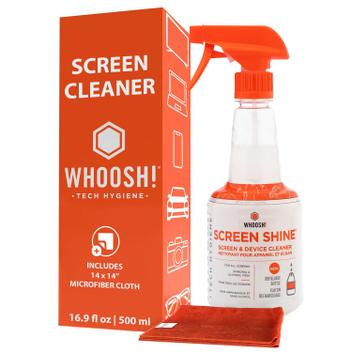 Limpador de tela WHOOSH! Spray grande de 500 ml + pano de microfibra ...