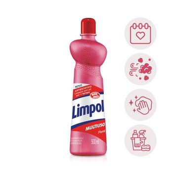 Limpador Multiuso Floral Limpol 500Ml Antiestático Bombril - Limpador ...
