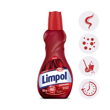 Limpador Perfumado Encantos Amor Bombril Limpol 500Ml - Limpador ...