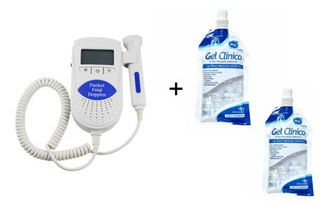 Lindo Monitor Fetal Doppler Angel Sounds Ouvir O Bebê + 2 Géis Clínico ...
