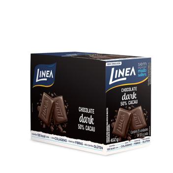 Linea Chocolate Dark 50% Sem Açúcar 30g - 15 Unidades - Chocolate ...