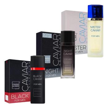 Linha Collection Black Caviar-Night Caviar-Mister Caviar Masc100ml ...