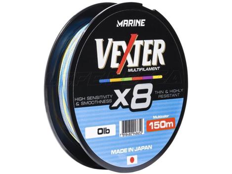 Linha Multifilamento Marine Vexter x8 Multicolor 150 Metros - Varias Medidas - Marine Sports ...