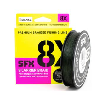 Linha Multifilamento Rapala Sufix SFX 8X Verde - 135m - Linha de pesca - Magazine Luiza