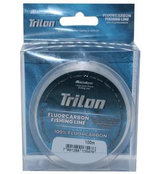 Linha Pesca Fluorcarbon Trilon 0,37M Suporta 8Kg 17Lb 100Mt ...