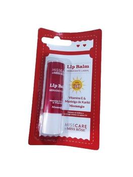 Lip Balm Hidratante Labial Morango 1 Un - Miss Rôse - Lip Balm ...