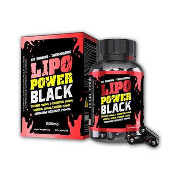 Lipo Power Black (60 Caps) - Uninativa - Termogênico - Magazine Luiza