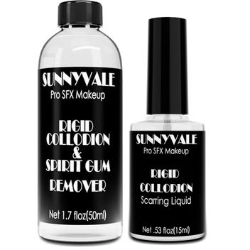 Líquido Cicatricial Sunnyvale Rigid Collodion 15ml com Kit de Escova ...