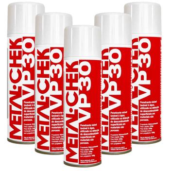 Líquido Penetrante Spray Vp 30 Metal-Chek Kit 5 Peças - Primer Facial ...