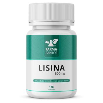 Lisina 500mg 120 Cápsulas - FarmaSantos - Multivitamínico ...