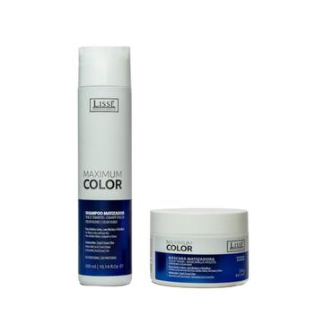 Lissé- KIT MAXIMUM COLOR(Máscara 250g & Shampoo 300mL) - Kit de ...