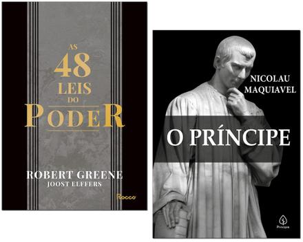 Livro As 48 Leis do Poder Capa Dura+ O Principe Maquiavel - Rocco e Principis - Livros de ...