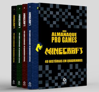 Livro - Coleção Pró-Games Almanaque em Quadrinhos Minecraft - Box com 4 ...