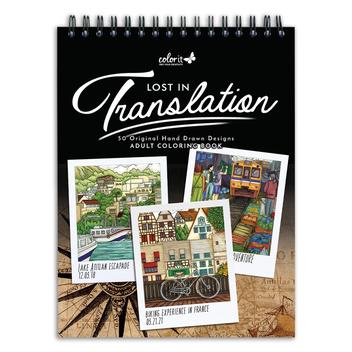 Livro de Colorir ColorIt Lost in Translation - 50 Desenhos - Kit de ...