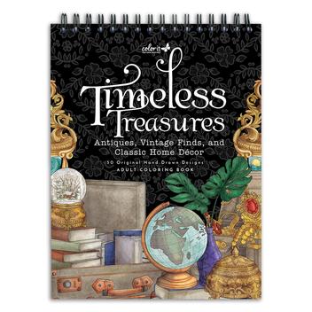 Livro de Colorir ColorIt Timeless Treasures para Adultos - 50 Desenhos ...