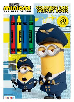 Livro de colorir e atividades Despicable Me Minions Rise of Gru ...