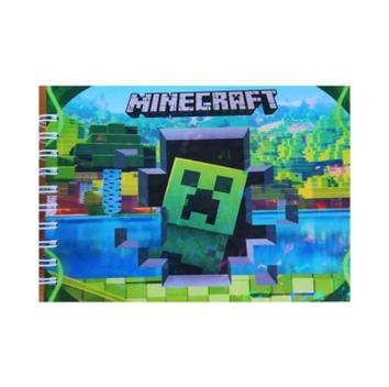 Livro De Colorir Minecraft Bobbie Goods 50 Folhas Capa Dura180G - Magic ...