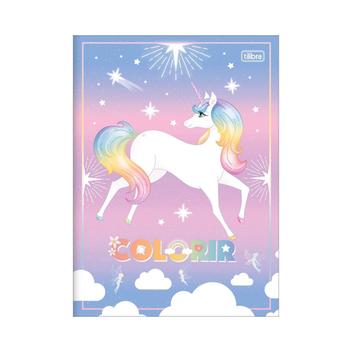 Livro de Colorir Tilibra Blink Unicórnio 200mm x 275mm - Kit de Colorir ...