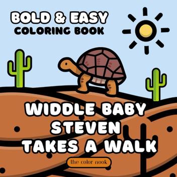 Livro de colorir Widdle Baby Steven faz uma caminhada para todas as ...