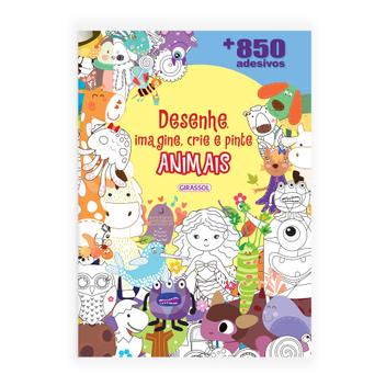 Livro - Desenhe, imagine, crie e pinte animais - Livros de Literatura ...