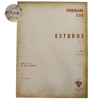 Livro ferdinand sor estudos op. 35 para violao rev m. são marcos ...