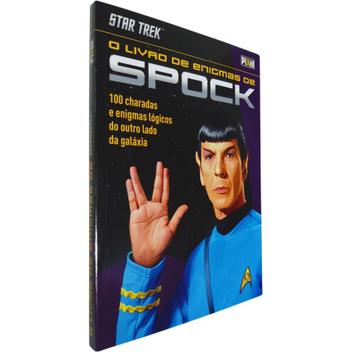 Livro Físico O Livro de Enigmas de Spock Star Trek Tim Dedopulos 100 Charadas e Enigmas Lógicos ...