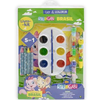 Livro - Livro-kit ler & colorir: Riki & Gabi - Volta ao mundo - Livros ...